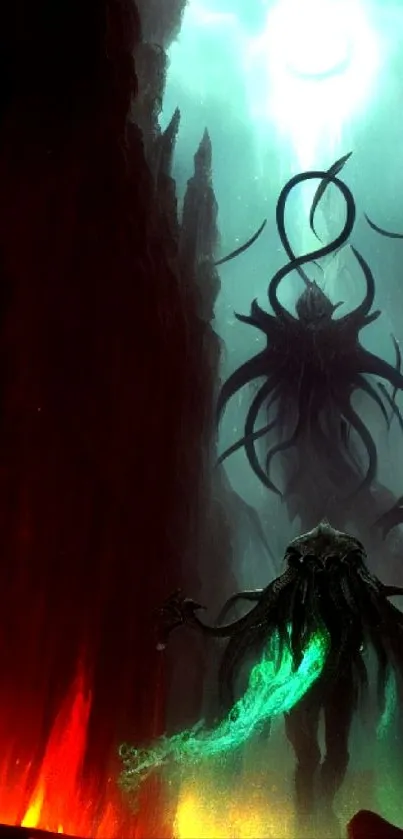 Eerie Cavern Fantasy Art - free download