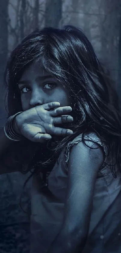 Eerie Forest Adventure Wallpaper - free download