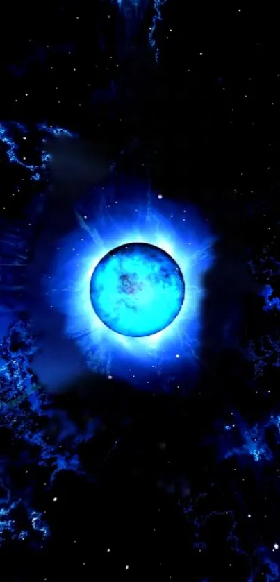 Electric Blue Cosmic Sphere - free download