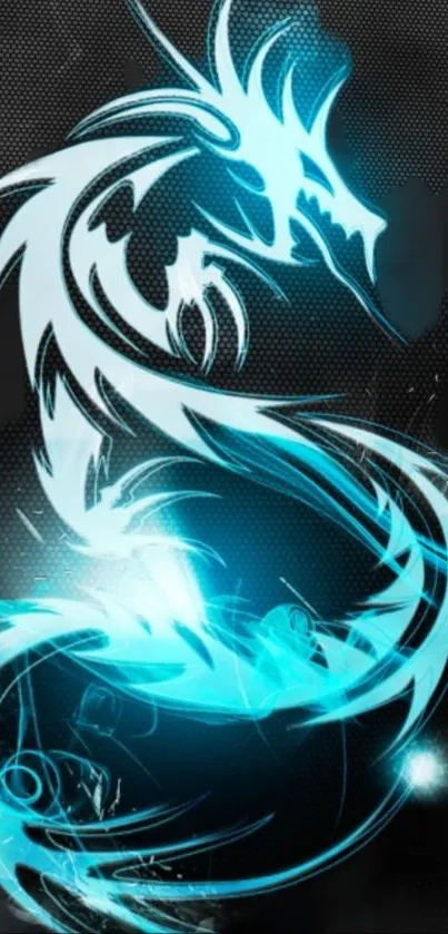 Electric Blue Dragon Design - free download