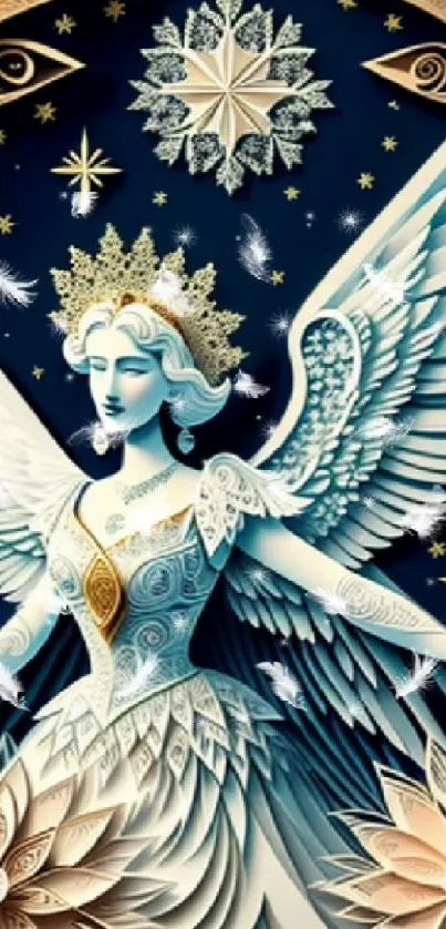 Elegant Angel Art Wallpaper - free download