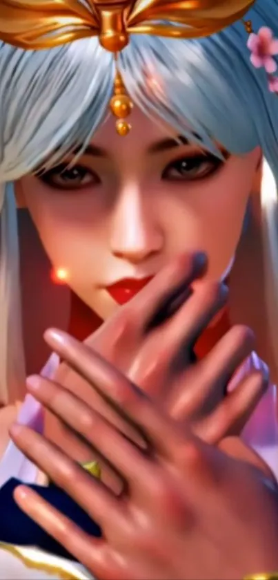 Elegant Anime Character Art - free download