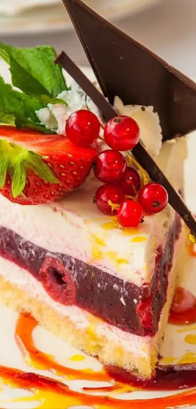 Elegant Dessert Art Wallpaper - free download