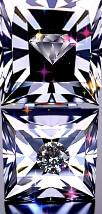 Elegant Diamond Crystal Design - free download
