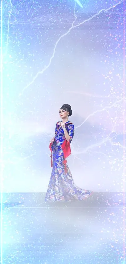 Elegant Electric Blue Aesthetic - free download