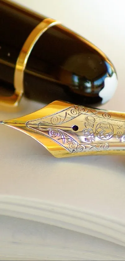 Elegant Fountain Pen Wallpaper - free download