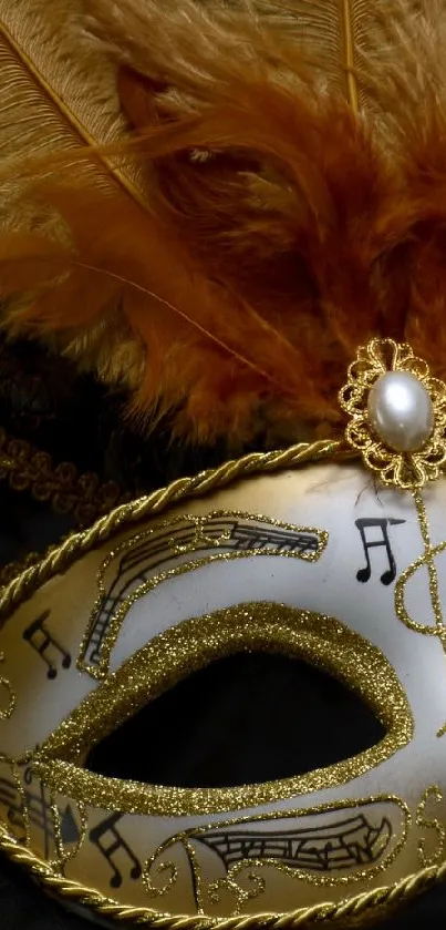 Elegant Gold Masquerade Masks - free download