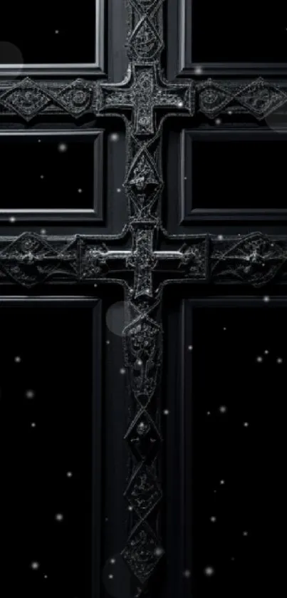 Elegant Gothic Cross Design - free download