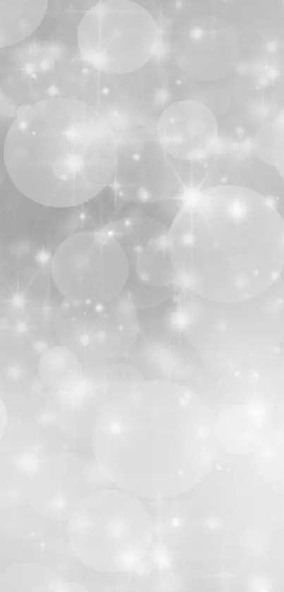 Elegant Gray Bokeh Wallpaper - free download