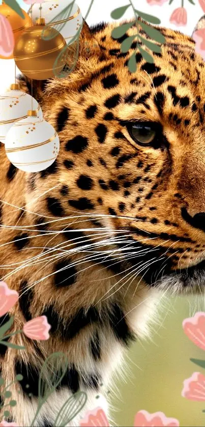 Elegant Leopard Floral Design - free download