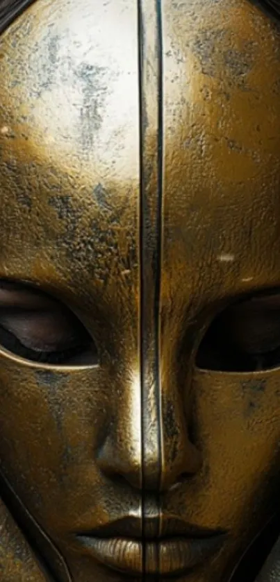 Elegant Metallic Mask Face - free download