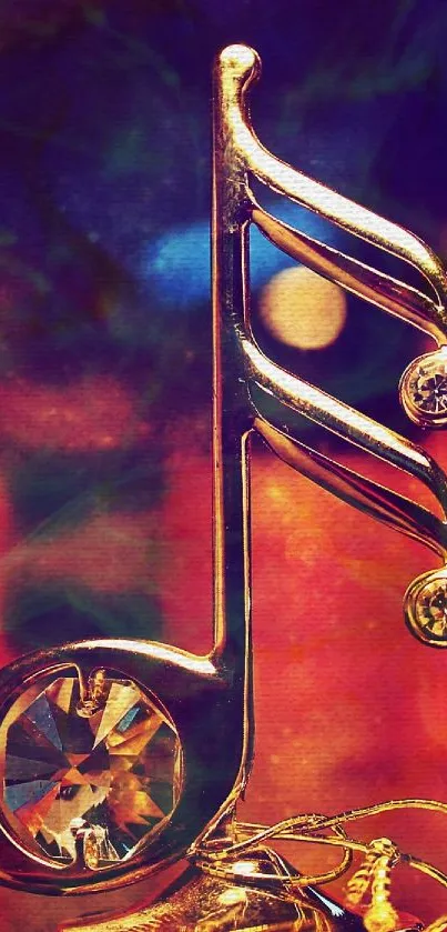 Elegant Musical Note Wallpaper - free download