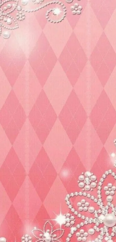 Elegant Pink Floral Wallpaper - free download