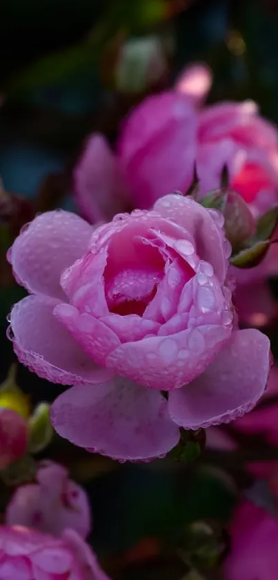 Elegant Pink Roses Wallpaper - free download