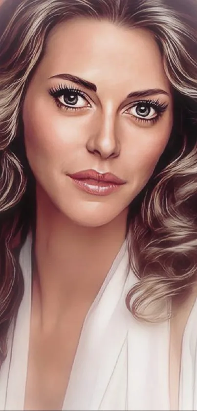 Elegant Portrait Mobile Wallpaper - free download