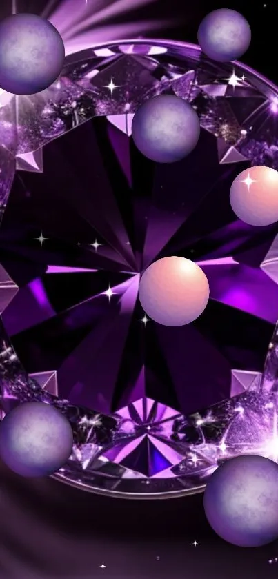Elegant Purple Gem Wallpaper - free download