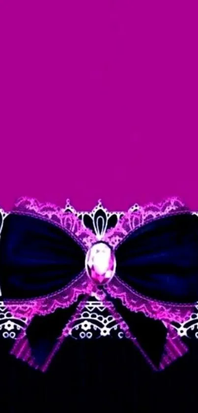 Elegant Purple Lace Wallpaper - free download