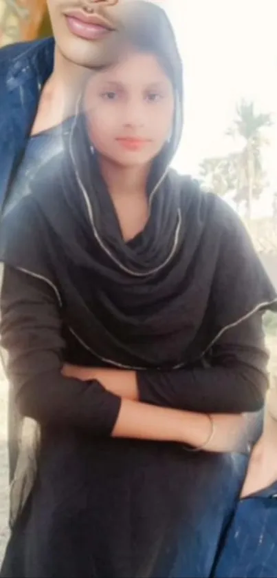 Elegant Scenic Portrait Wallpaper - free download