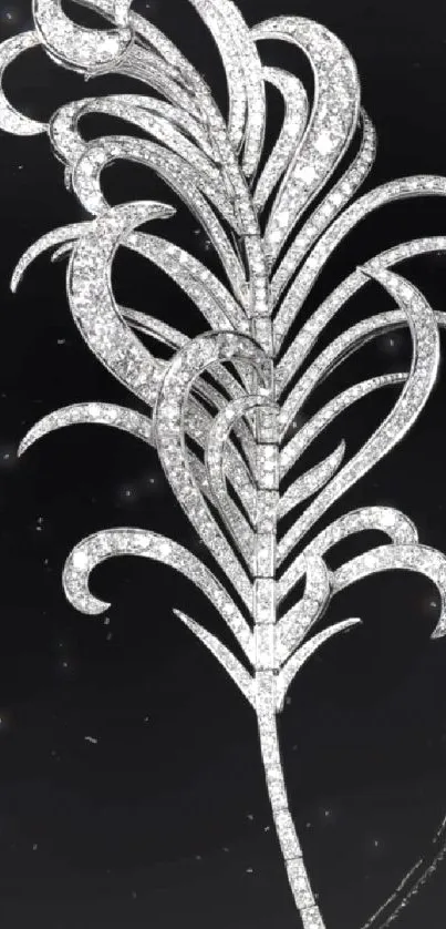 Elegant Silver Fern Design - free download