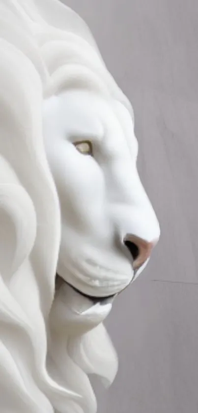 Elegant White Lion Art - free download