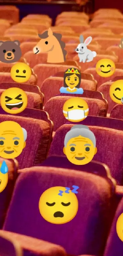 Emoji Theatre Wallpaper Fun - free download