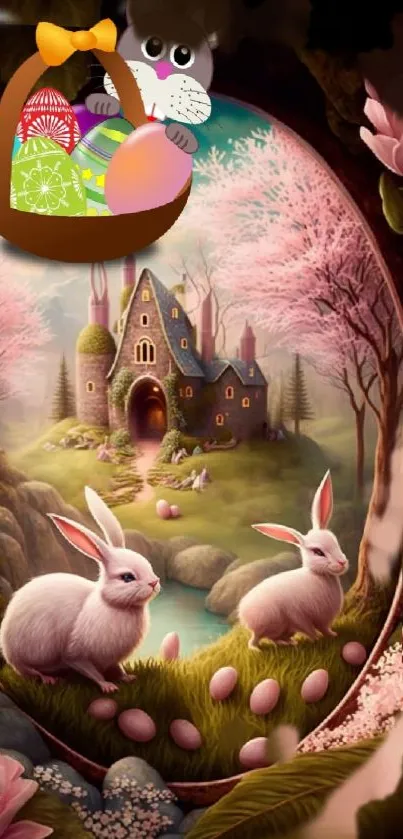 Enchanted Easter Wonderland Art - free download