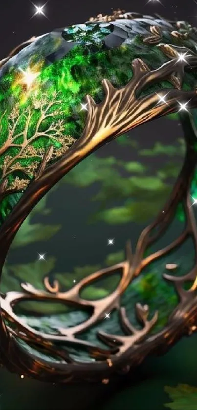 Enchanted Forest Ring Wallpaper - free download