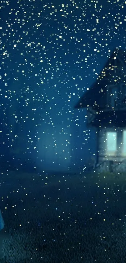 Enchanted Night Scene Wallpaper - free download