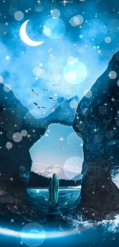 Enchanted Night Sky Wallpaper - free download