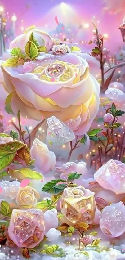 Enchanted Rose Fantasy Wallpaper - free download