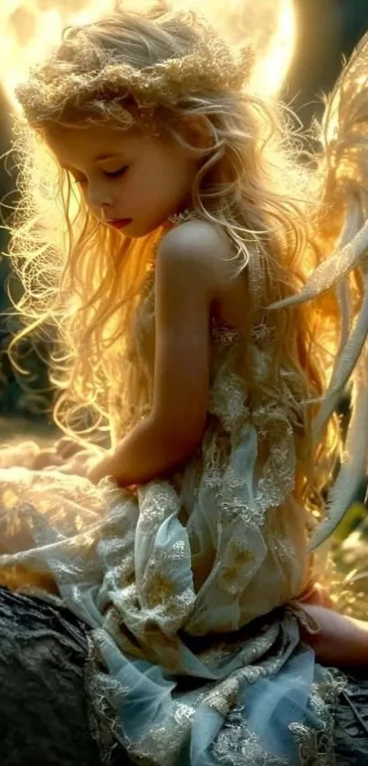 Enchanting Angelic Child Wallpaper - free download
