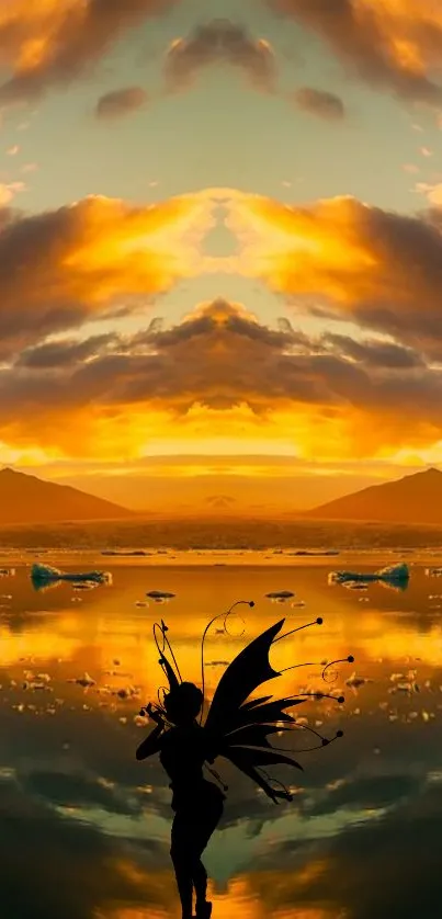 Enchanting Fairy at Sunset - free download