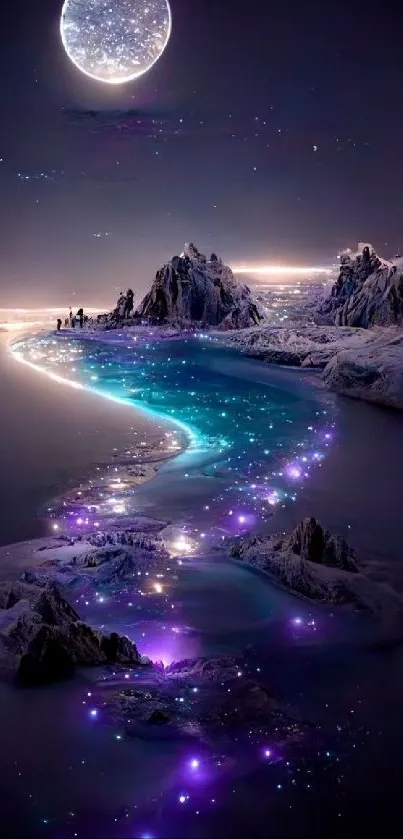 Enchanting Nightscape Wallpaper - free download