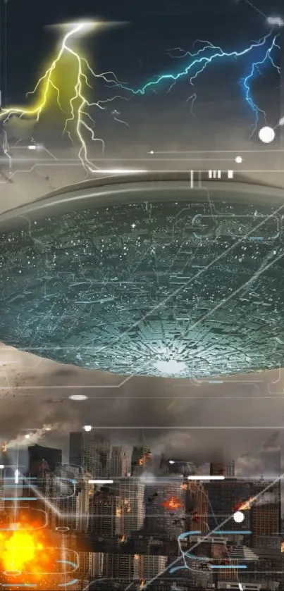 Epic Alien Invasion Wallpaper - free download