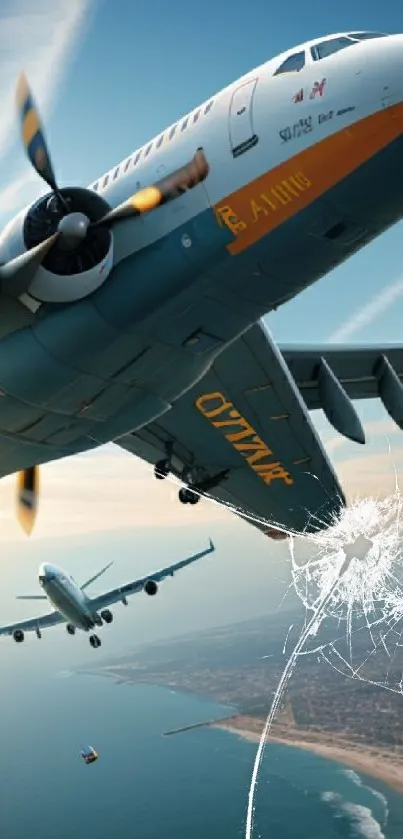 Epic Aviation Adventure Wallpaper - free download