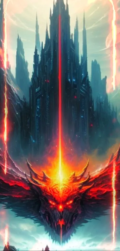 Epic Fantasy Flames Wallpaper - free download
