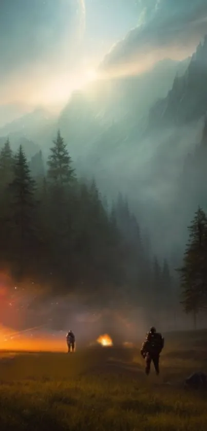 Epic Forest Soldiers Wallpaper - free download