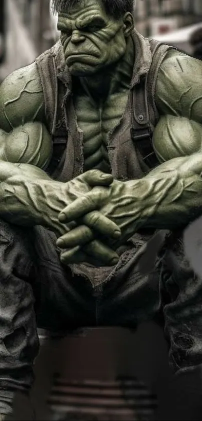 Epic Green Hero Wallpaper - free download