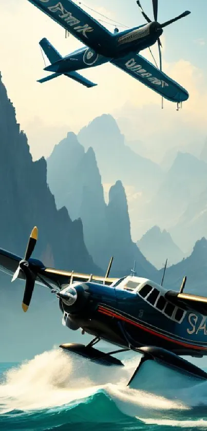 Epic Seaplane Adventure Wallpaper - free download