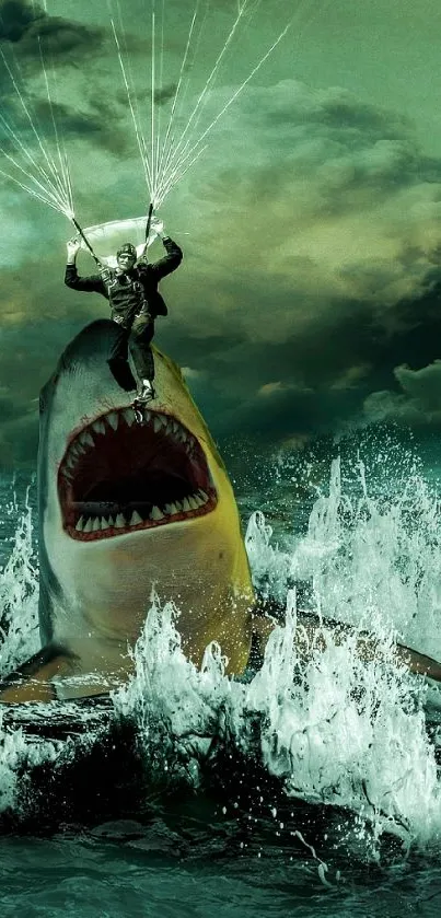 Epic Shark Adventure Wallpaper - free download