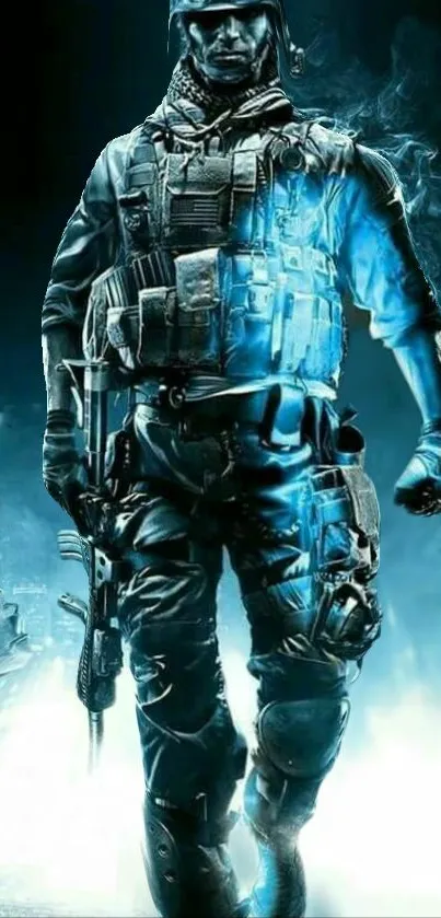 Epic Soldier Mobile Wallpaper - free download