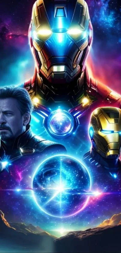 Epic Space Hero Wallpaper - free download