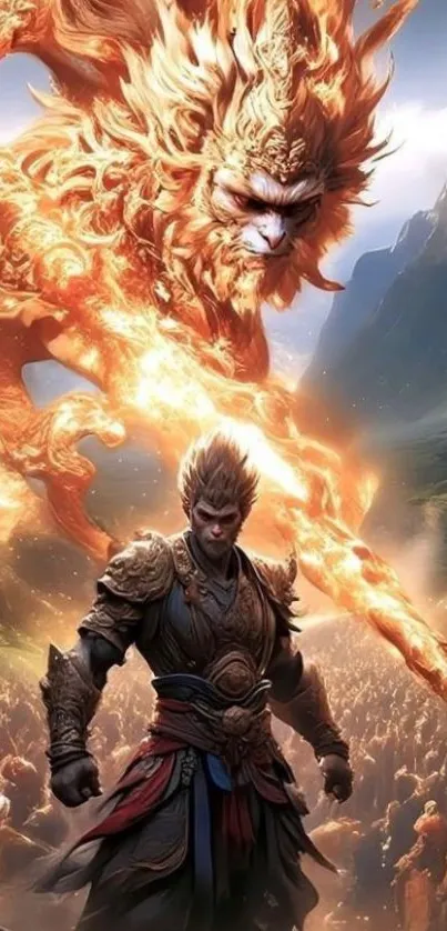 Epic Warrior and Fiery Beast - free download