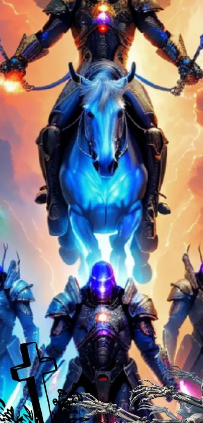 Epic Warrior and Steed Fantasy - free download