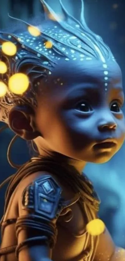 Ethereal Fantasy Child Portrait - free download