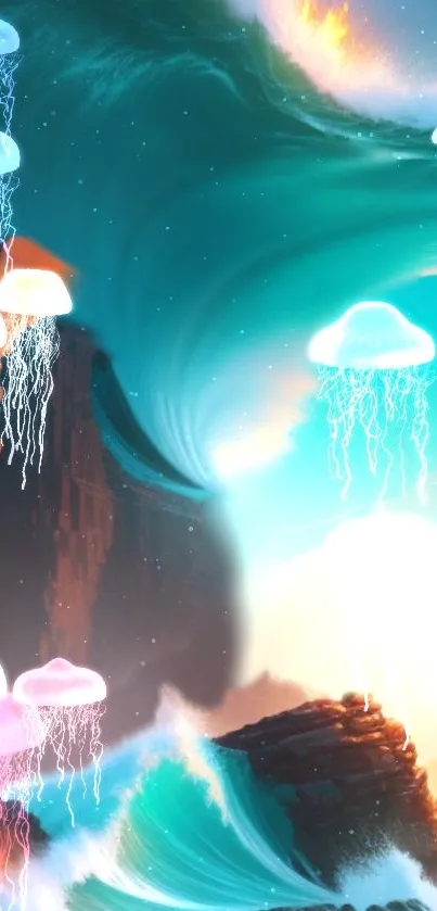 Ethereal Jellyfish Fantasy Art - free download