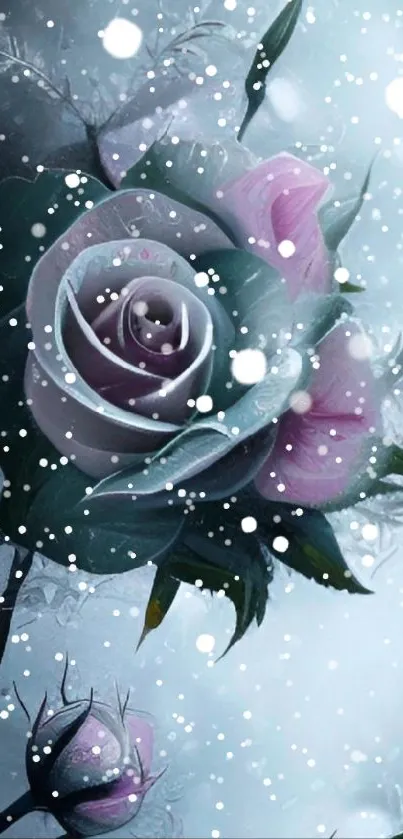 Ethereal Rose Art Wallpaper - free download