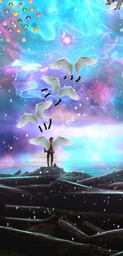 Ethereal Sky Dreamscape Wallpaper - free download