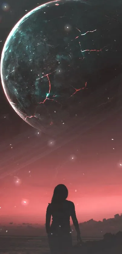 Ethereal Space Landscape Wallpaper - free download