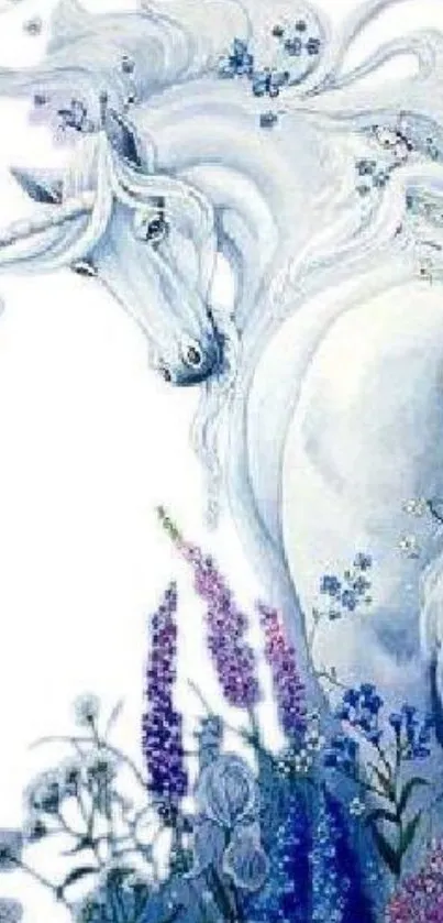 Ethereal Unicorn Fantasy Art - free download